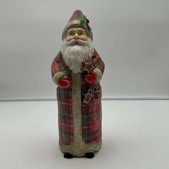 Hallmark | Holiday | Vintage Hallmark Christmas Plaid Santa With ...